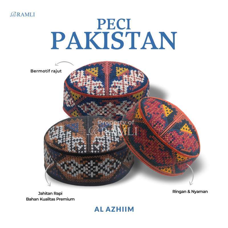 Jual Ramli Peci Songkok Pakistan Al Azhiim Di Seller Ramlistore.id ...