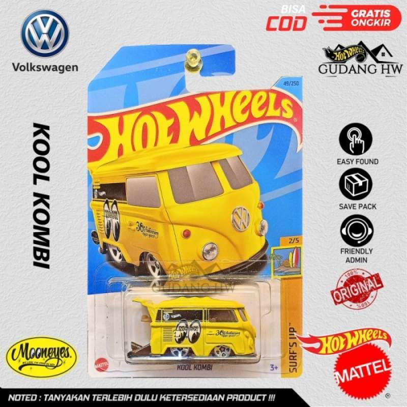 Promo HOT WHEELS MOON EYES TEAM DODGE VAN BONE SHAKER VW KAFER RACER ...