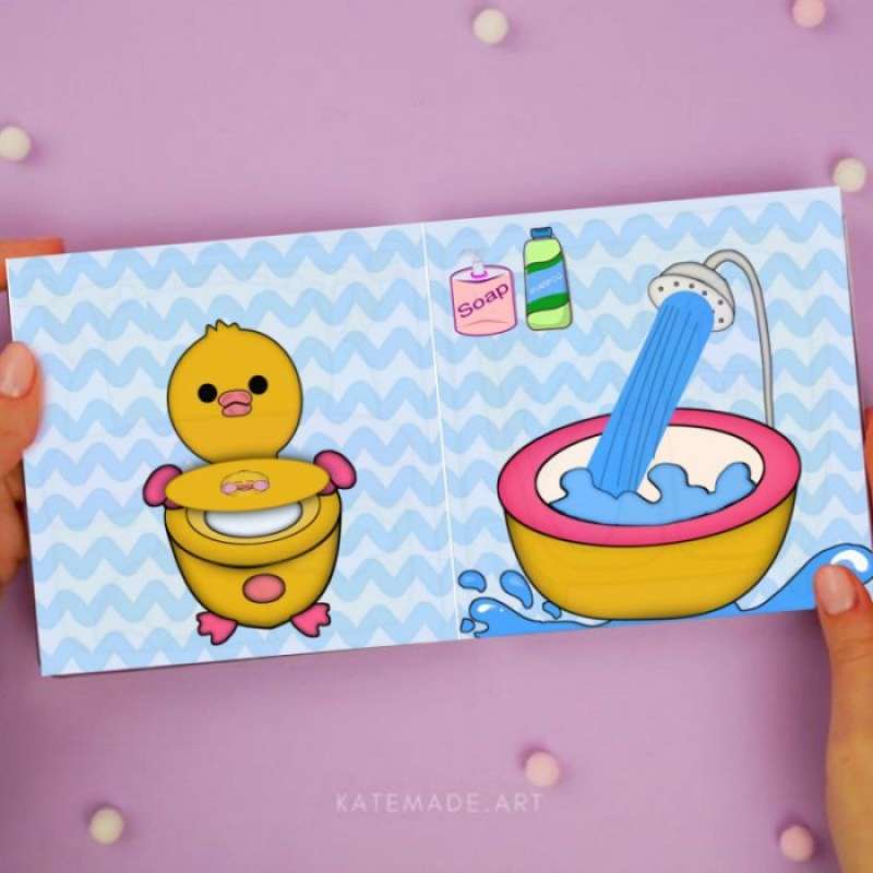 Promo Paper Duck Bebek Viral Mainan Edukasi Busy Book Buku Aktifitas ...