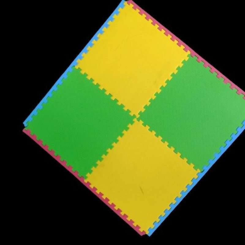 Promo Evamat/puzzle Matras Lantai+list Ukuran 60x60 Tebal 1cm Isi 4.pcs ...