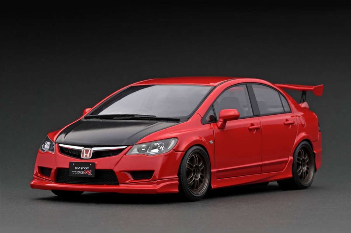 Jual 1/18 Ignition Honda Civic Fd2 Type-r Red W/ Carbon Bonnet Di Seller Automodels - Kelapa ...