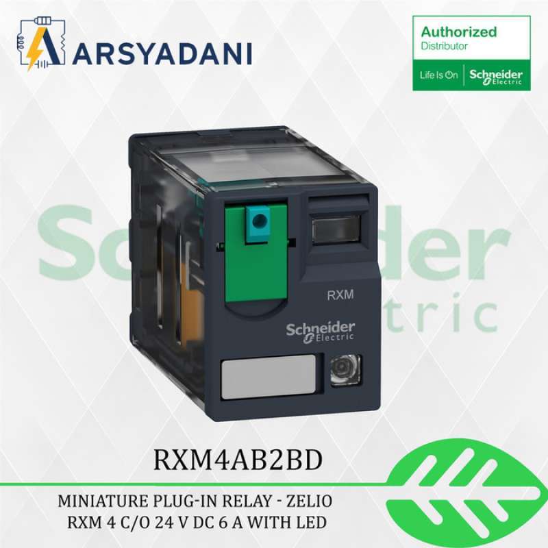 Promo RXM4AB2BD - Miniature Plug-in relay - Zelio RXM 4 C/O 24 V DC 6 A LED Diskon 13% di Seller ...