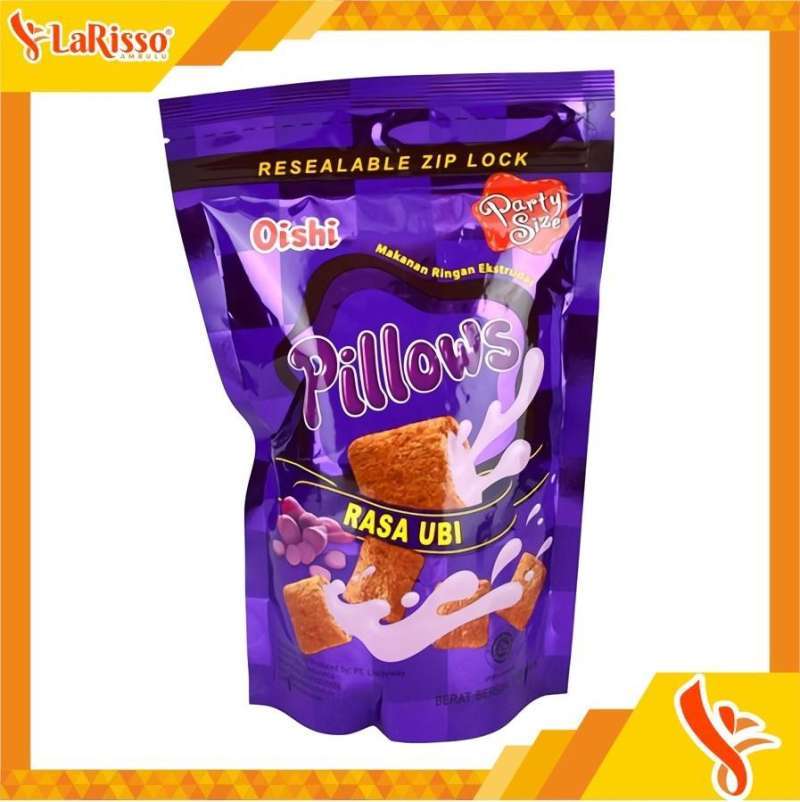 Jual Snack Oishi Pillows Rasa Ubi Ungu 110gr Di Seller Larisso ...