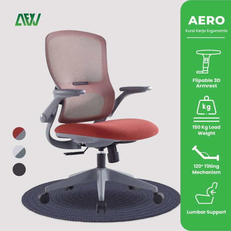 Promo Aero Kursi Kerja Ergonomis Kursi Kantor Gaming Ergonomic Office ...