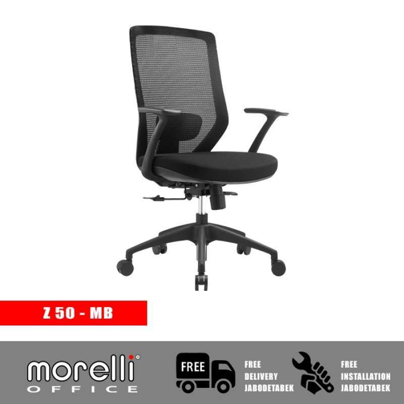 Promo Kursi Kerja / Kantor / Belajar Morelli Office Z 50 Mb Hitam ...