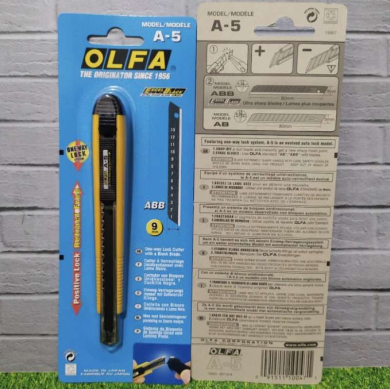 Promo Pisau Cutter 9mm A-5 Olfa Snap Off Blade Cutter Diskon 23% di Seller Silia Store ...