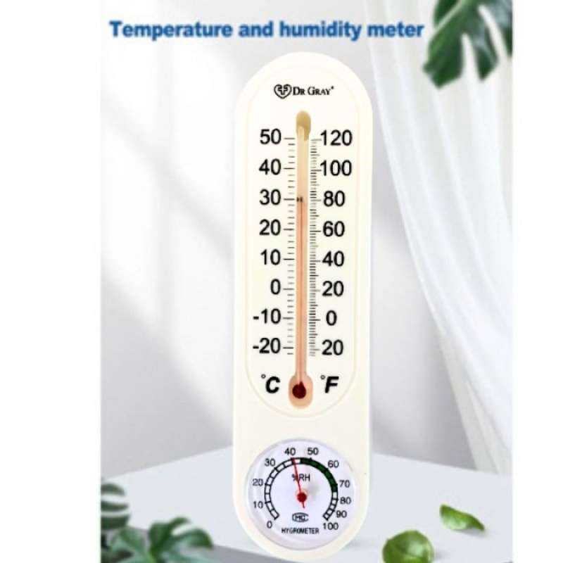 Jual Dr Gray Thermometer Hygrometer Analog 9 Inch Termometer Ruangan di ...