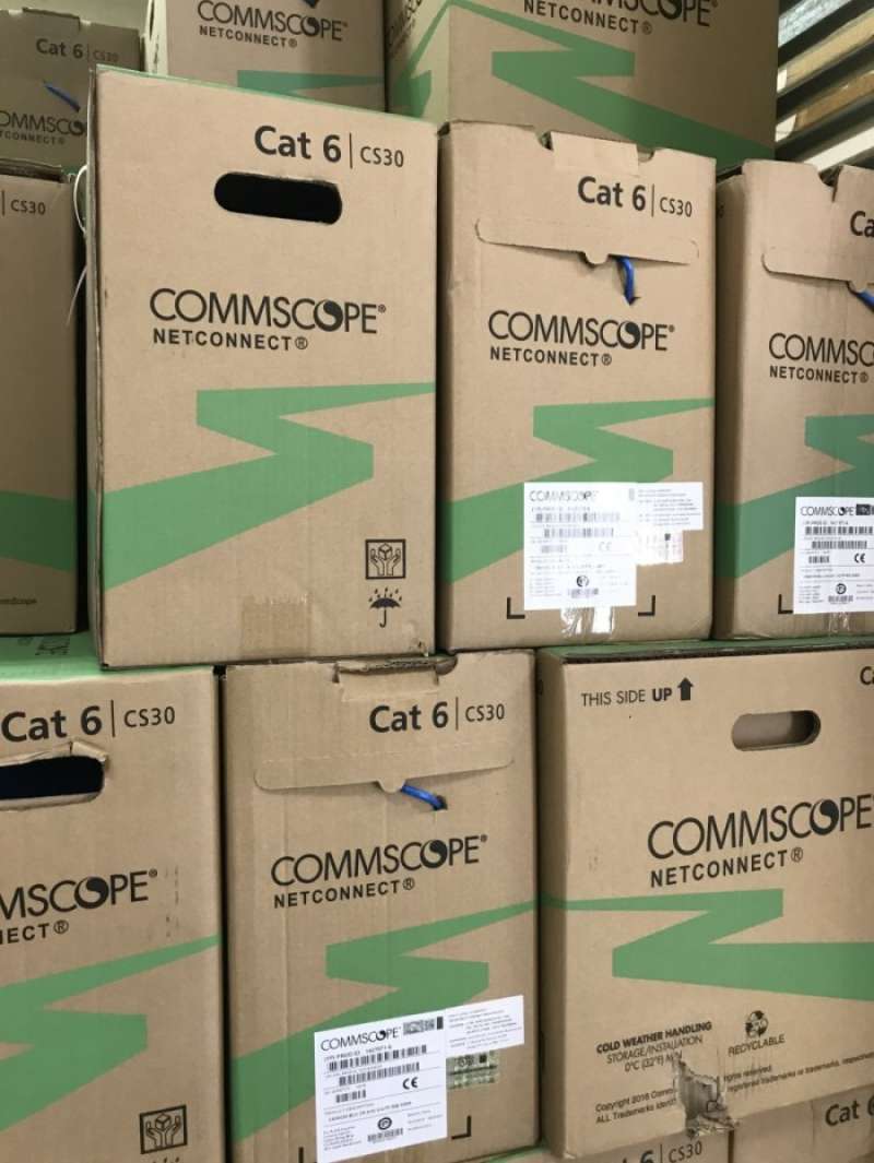 Promo Amp Commscope Utp Cat6 Blue 305m / Kabel Lan Cat 6 Diskon 23% Di ...