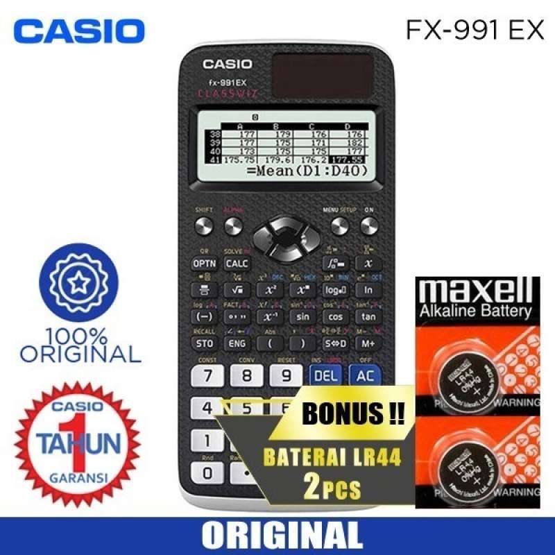Promo Casio Fx-991 Ex Kalkulator Scientific Diskon 23% Di Seller Minao Store - Kalibata, Kota ...