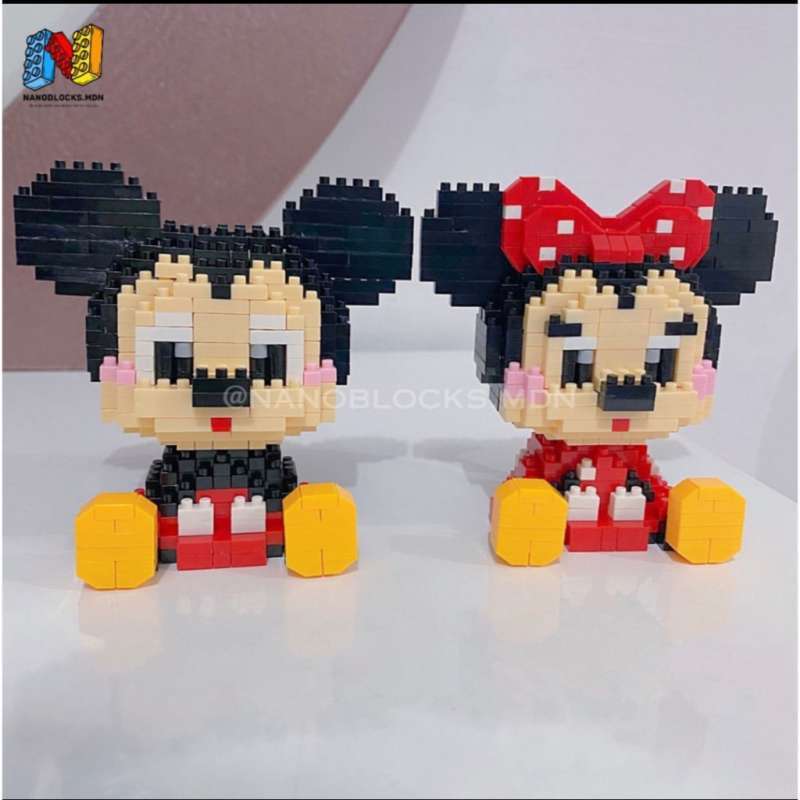 Jual Duffy Mickey Tom & Jerry Nanoblock Miniblock Lego Mainan Balok ...
