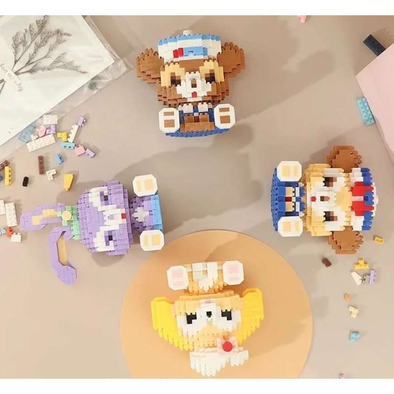 Jual Duffy Mickey Tom & Jerry Nanoblock Miniblock Lego Mainan Balok ...