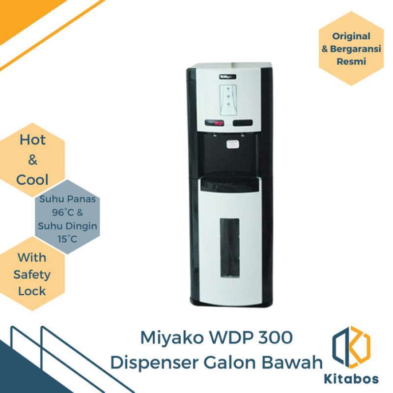 Promo Miyako Wdp 300 Dispenser - Abu-abu Galon Bawah Wdp300 Diskon 23% ...