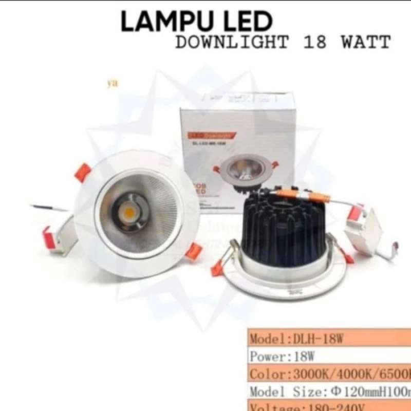 Promo LED PANEL DOWNLIGHT LED COB 18WATT INBOW Diskon 23% di Seller ...
