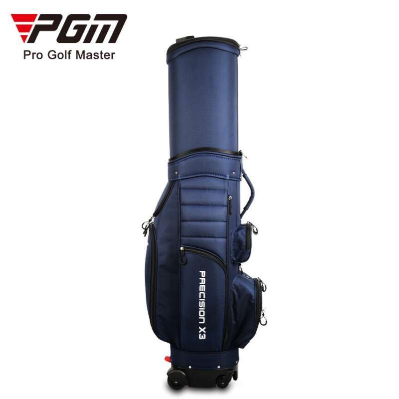 Promo PGM Tas Golf Wheeled Cart Bag 4 roda Retractable Cap Tas Stik ...