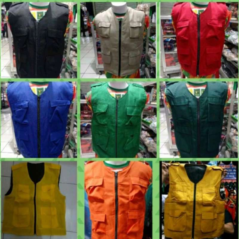 Promo rompi lapangan rompi drill Diskon 23% di Seller CV. Kenesi ...