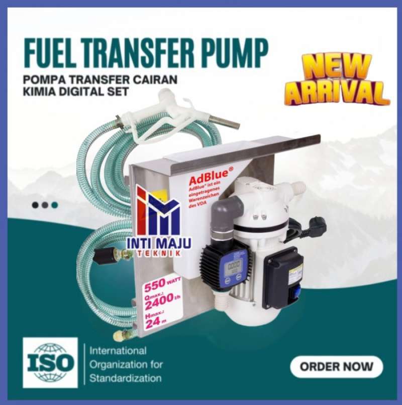 Promo Pompa Fuel Transfer Chemical Kimia Adblue DC 12V/24V Digital ...