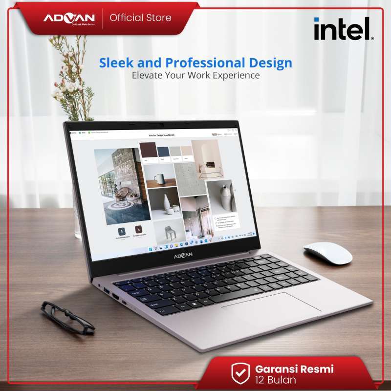 Promo Advan Laptop Notebook Intel I3 14 Inch Fhd Ips 8gb+256gb Wds ...