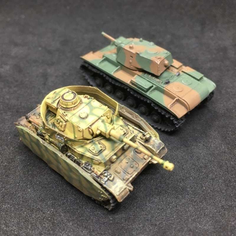 Jual Wtm 1/144 - Panzer Iv & Kv-1 - Vs Tank Series - Takara Dragon Di ...