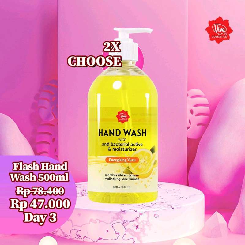 Jual Paket 2 Viva Hand Wash 500 Ml (pump) Di Seller Toko Online Viva ...