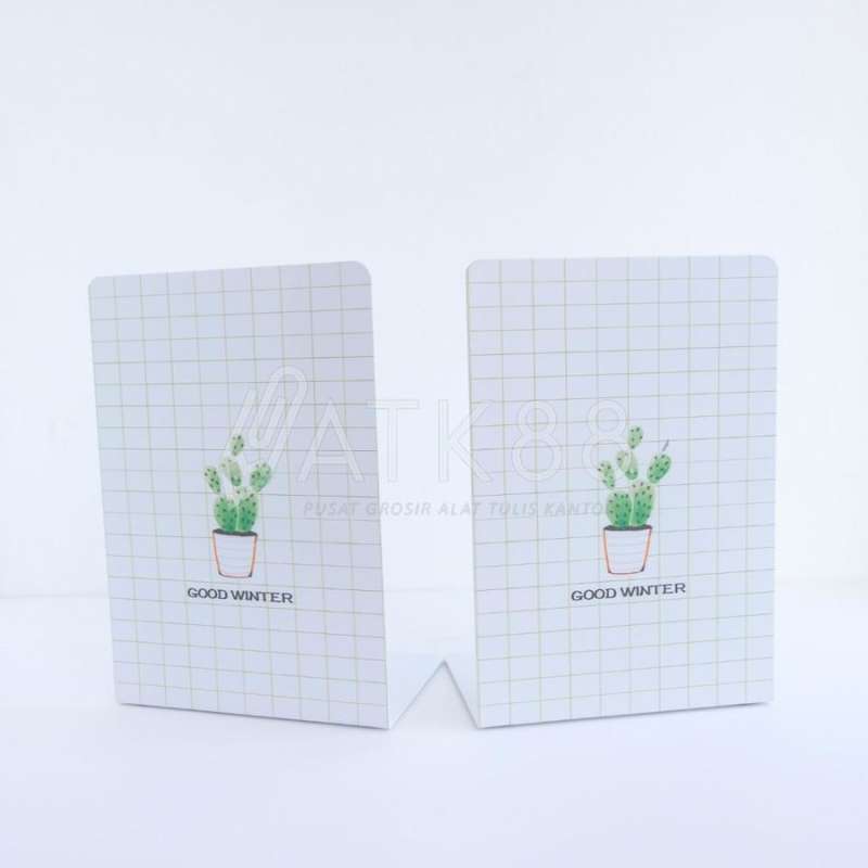 Jual Stand Book Penyangga Buku Aesthetic Cactus Sandaran Besi Organizer ...