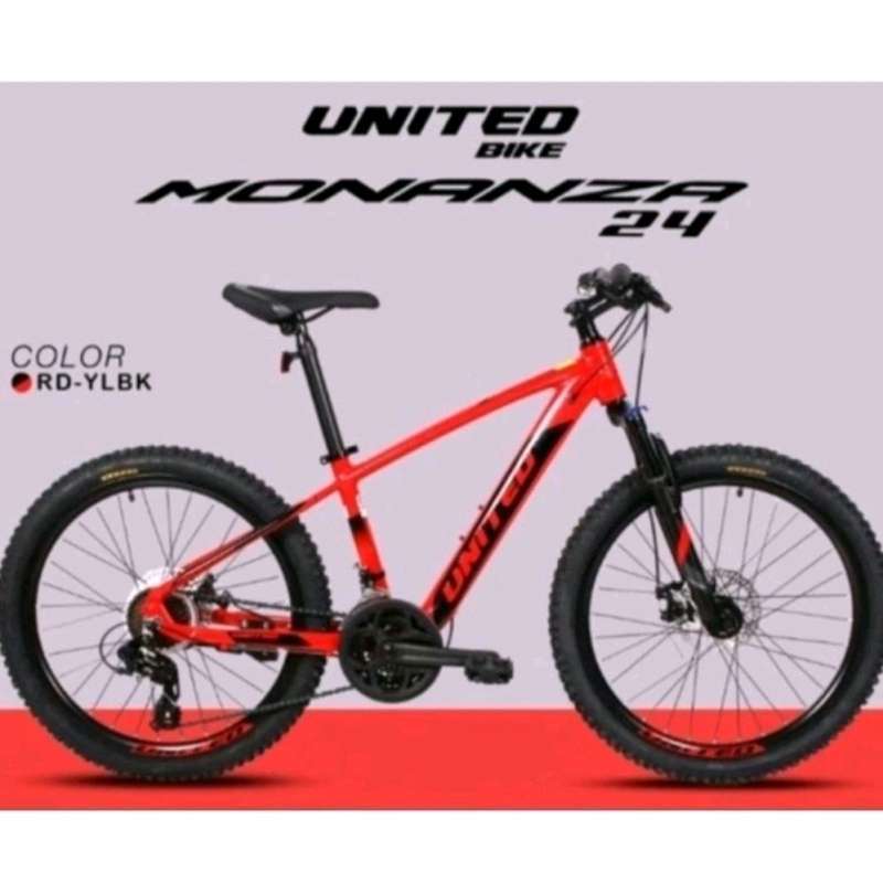 Jual Sepeda Mtb 24 United Monanza Sepeda Gunung Di Seller Tristar Bike ...