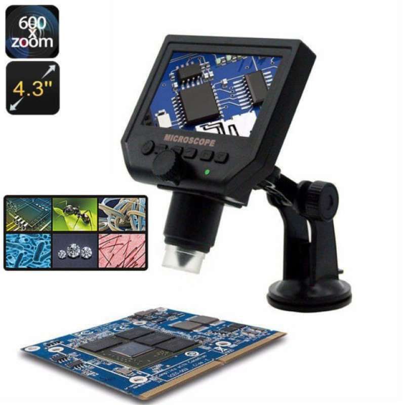 Promo Lcd Digital Microscope - Layar Monitor Mikroskop Cas Bisa Gambar ...