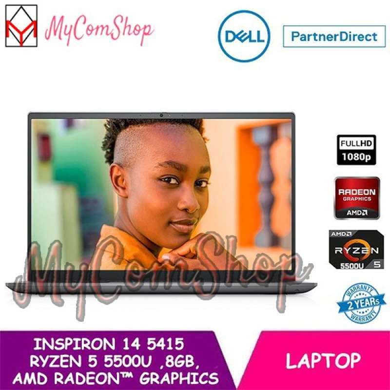 Promo Dell Inspiro 14 Ryzen 5 5500u, 8gb Amd Radeon Graphics Diskon 33% ...