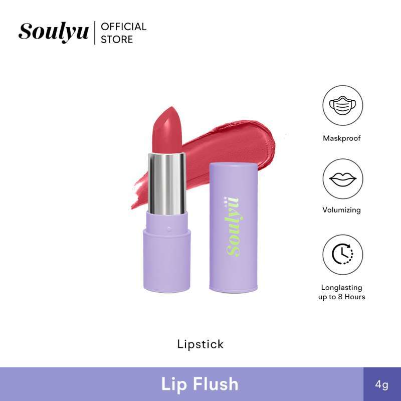 Jual SOULYU Lip Flush Lipstick Lip Make Up Matte Velvet Longlasting ...