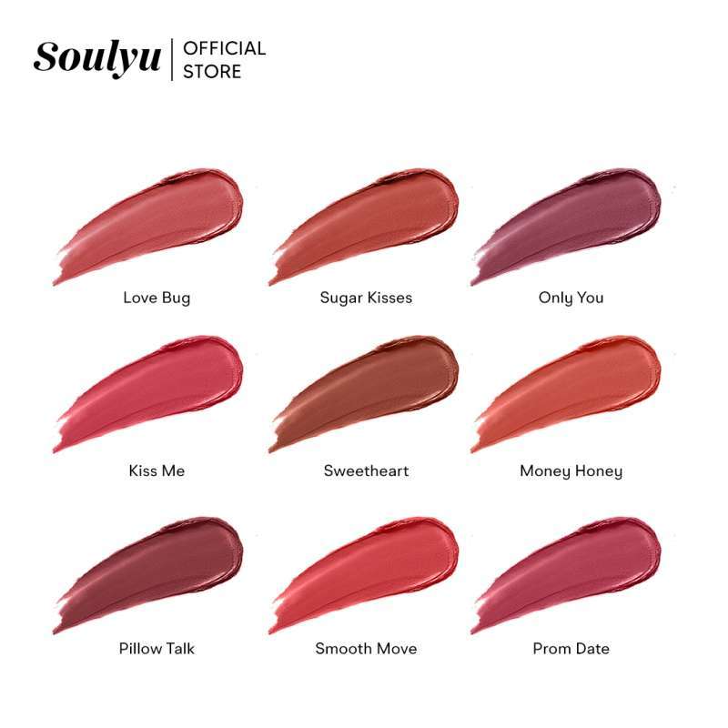 Jual SOULYU Lip Flush Lipstick Lip Make Up Matte Velvet Longlasting ...