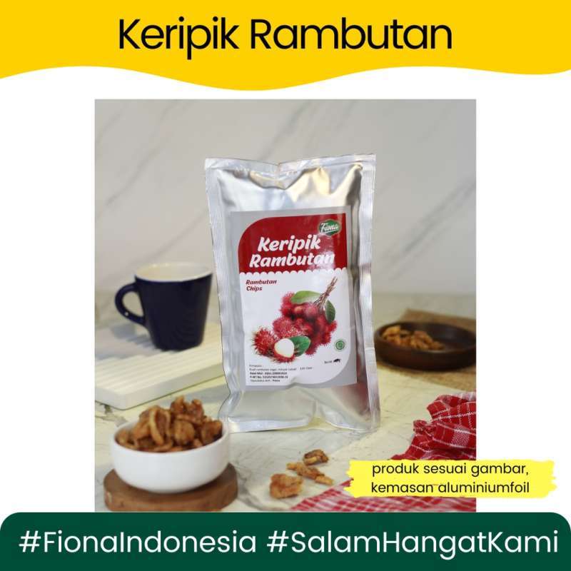 Promo Fiona Keripik Buah Apel Nangka Rambutan Mangga Kerupuk
