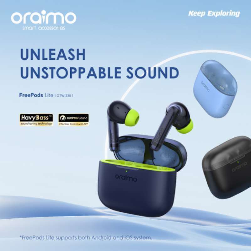 Promo Oraimo x MDL Wireless Headset Bluetooth Earphone TWS Earbuds True ...