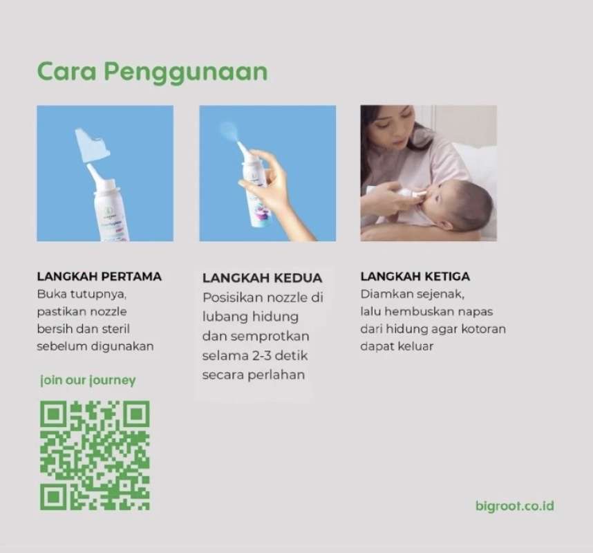 Jual MMP - BIGROOT Ultra Gentle Baby 50ml | Nasal Hygiene Spray bayi 0 ...