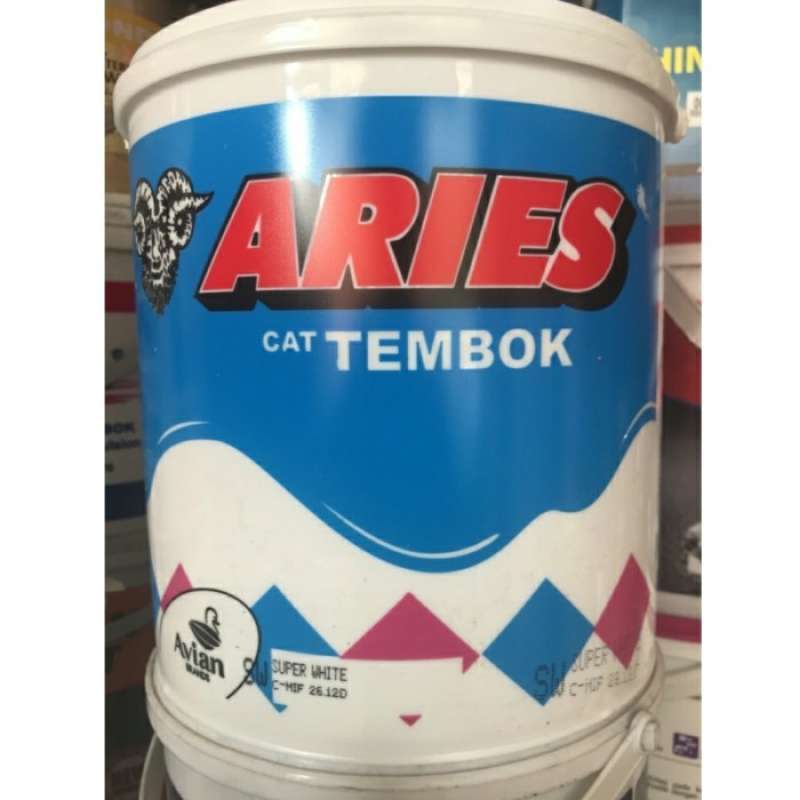 Promo Cat Tembok Aries By Avian Paint 20kg - White Diskon 23% Di Seller ...