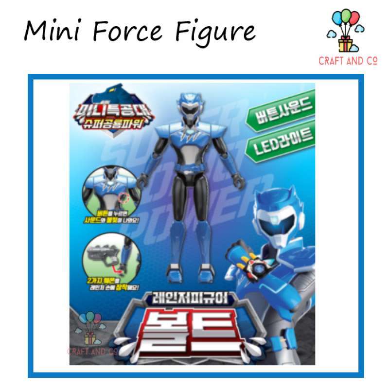 Promo Mainan Anak Miniforce Mini Force Figure Volt Sammy Lucy Max Leo ...