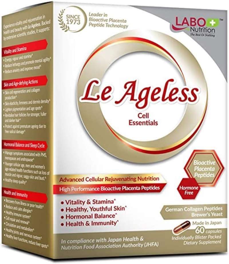 Promo LE AGELESS VF NANO PLACENTA EXTRACT 60 Capsules Diskon 33% di ...