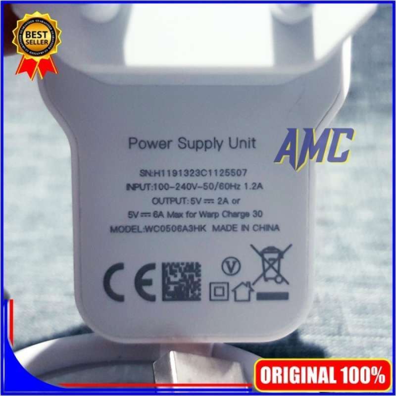 Jual Charger Realme 8 Dart Charge 30 Watt 100% Super Vooc Type C ...