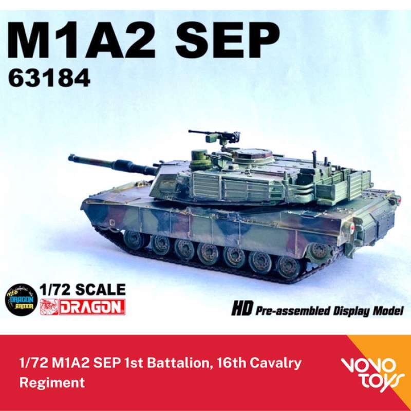 Promo Miniatur Tank 1/72 M1A2 SEP 1st Battalion 16th Cavalry Regiment Dragon Diskon 5% di Seller ...