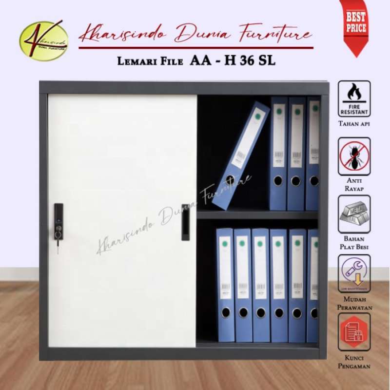 Promo Lemari Arsip Besi/Filing Cabinet/Lemari File Tipe AA-H36SL Diskon ...