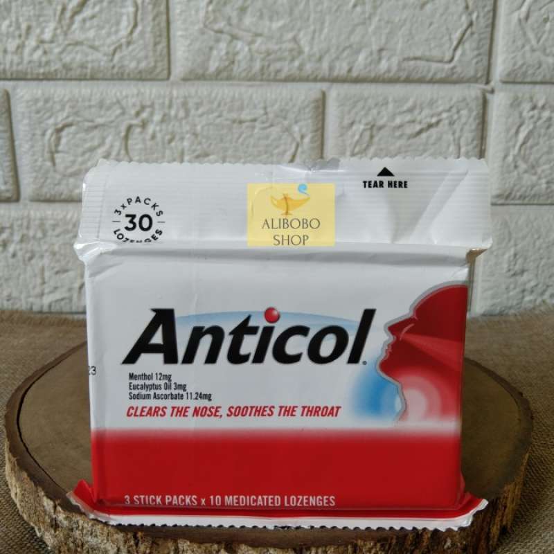 Promo Anticol 3 X 10 Lozenges Nestle Permen Pereda Tenggorokan & Hidung ...