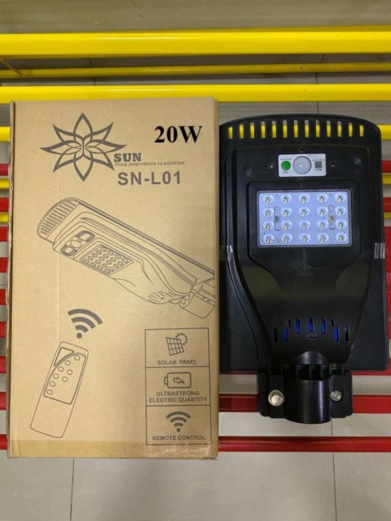 Promo Lampu Jalan Tenaga Surya / Lampu LED / Solar Panel 20W / SN-L01 ...