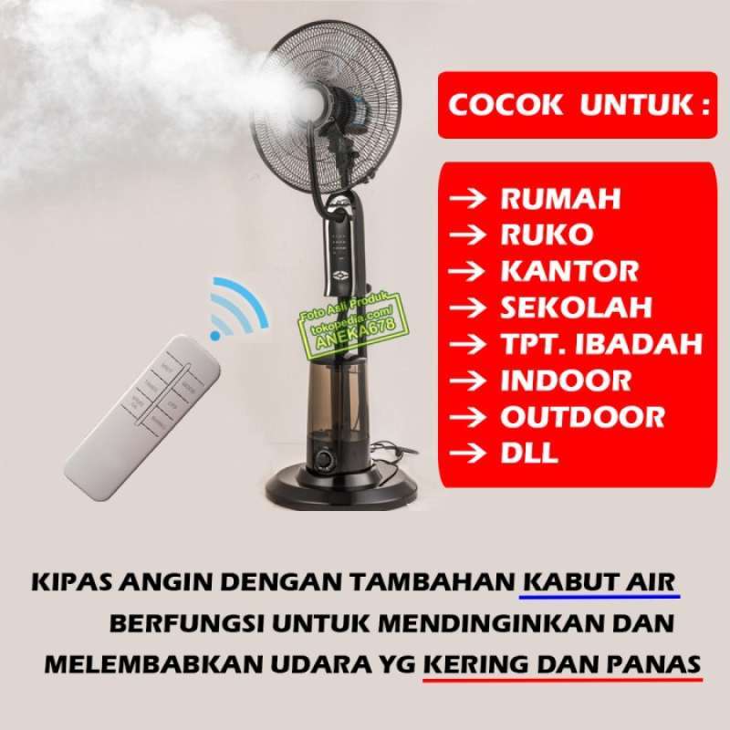 Jual KIPAS ANGIN UAP 3.2 LITER MIST FAN HUMIDIFIER AIR COOLER AC ...