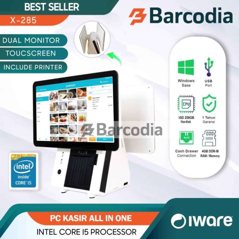 Promo Mesin Kasir Pc Pos All In One Touchscreen Intel I5 Iware X285 Diskon 23% Di Seller Tuskar ...