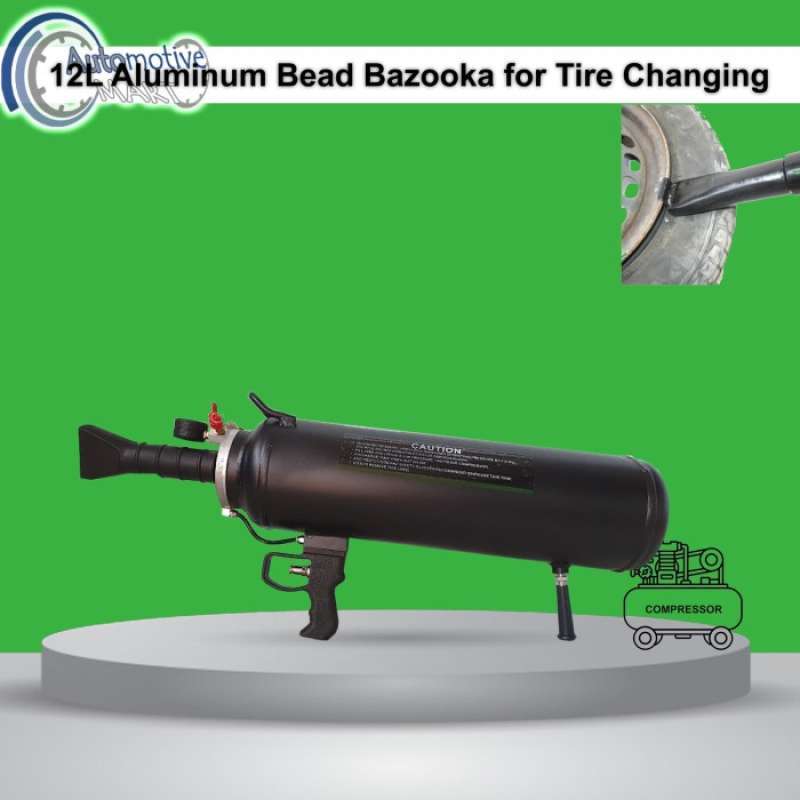 Promo Sale 12l Aluminum Bead Seater Bazooka For Tire Changing / Tembak ...