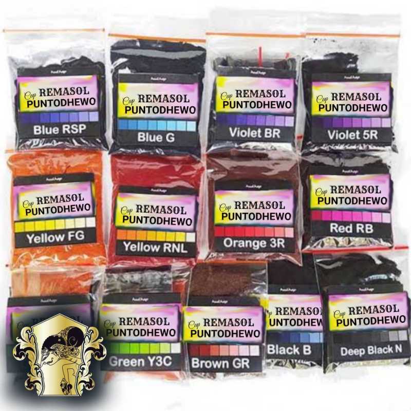 Promo Pewarna Tie Dye Remasol + Penguat Bubuk /Wantex Murah/Pewarna ...