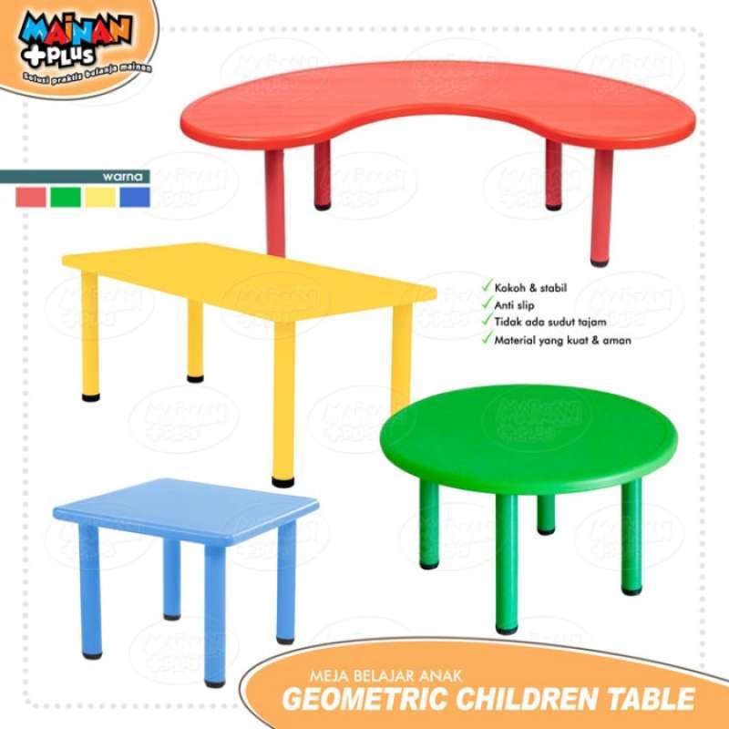 Promo Meja Belajar Anak Sekolah Tk Playgroup Paud Kursus Les Premium Desk Diskon 5% Di Seller ...