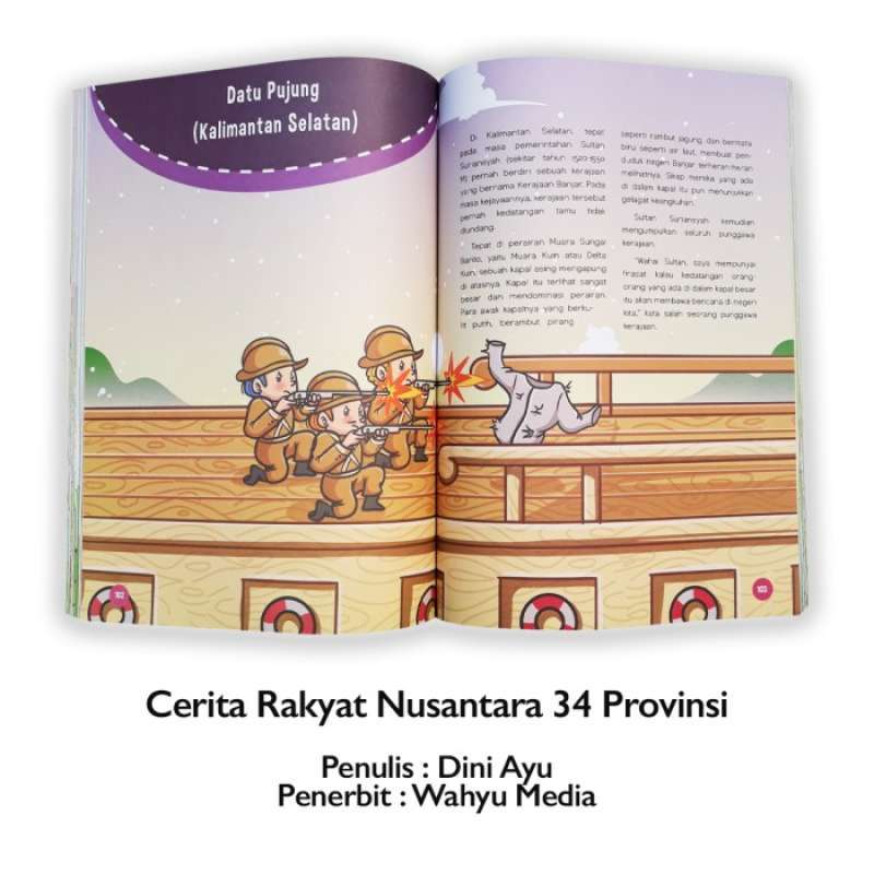 Jual Buku Anak CERITA RAKYAT NUSANTARA 34 Provinsi Plus Bukti Otentik di Seller Pilihan Shop ...