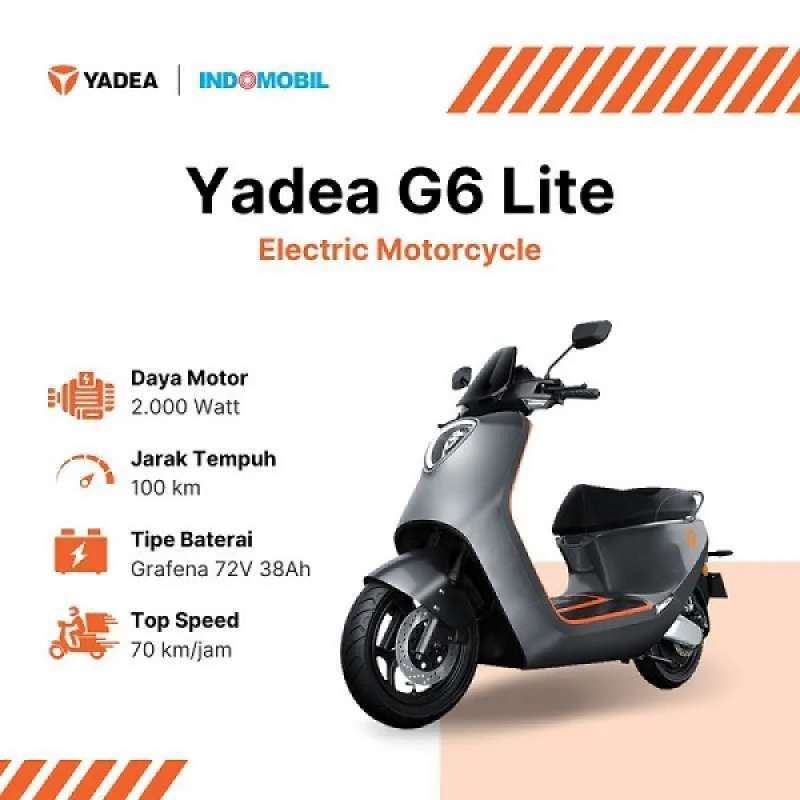 Jual Yadea G6 Lite Electric Motorcycle [otr Bandung] - Garnet Red Di ...