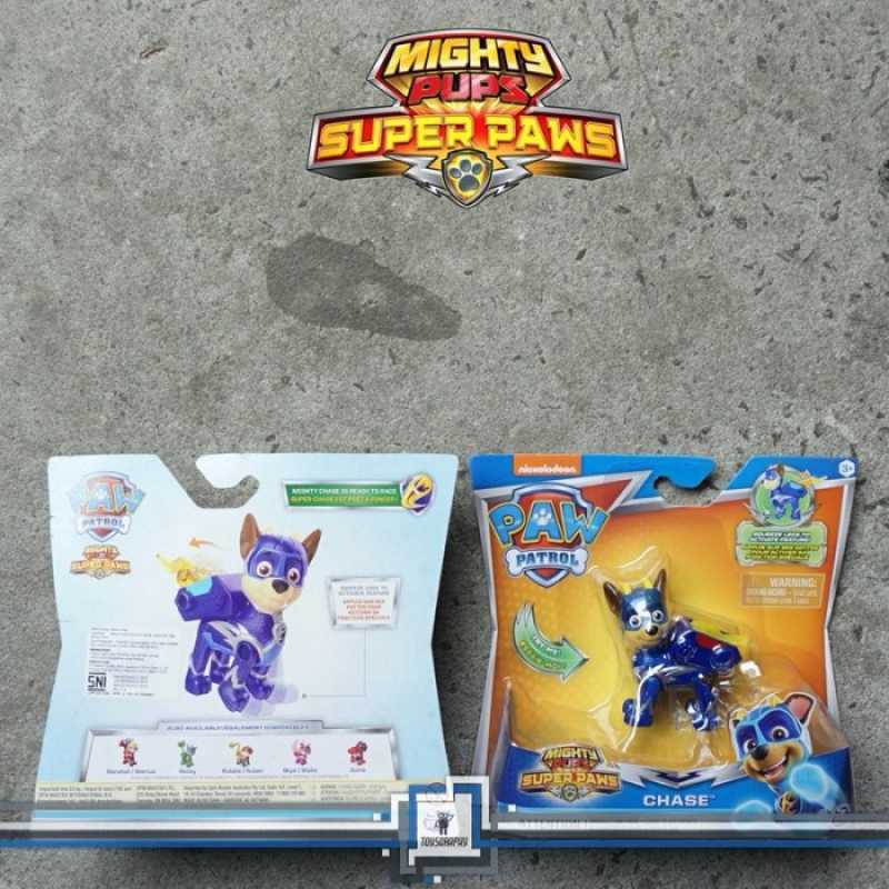 Promo PAW PATROL MIGHTY PUPS SUPER PAWS CHASE ACTION FIGURE NICKELODEON ...