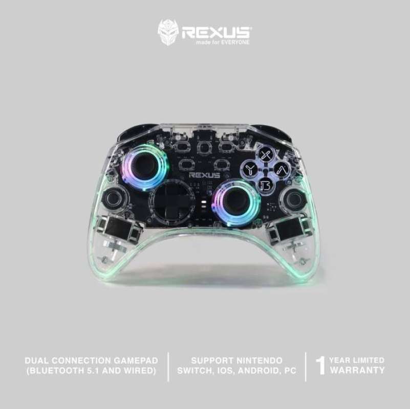 Promo Rexus GX400 Gamepad Wireless Bluetooth Gaming Joystick Gladius GX ...
