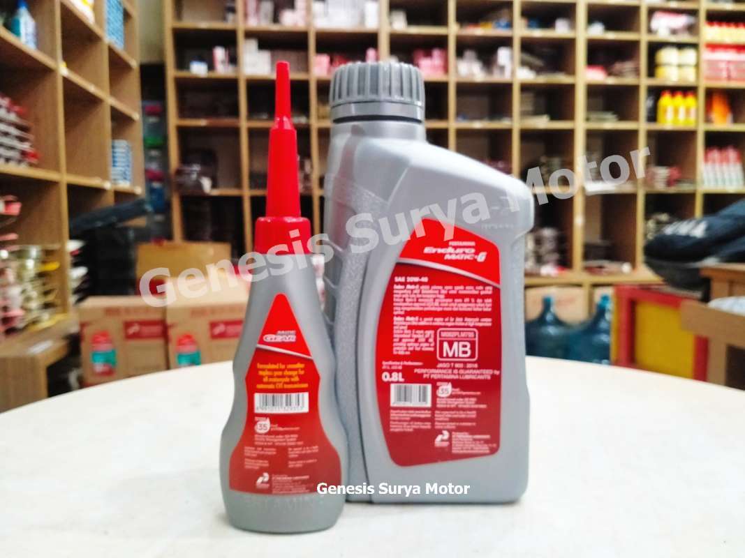 Promo Enduro Matic G 20W40 08LT Paket Oli Gear Enduro 120ml Pertamina ...